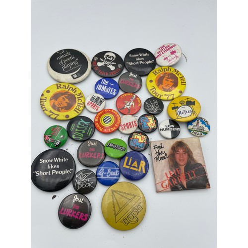Bag Of Various Vintage Pin Badges (29 In Total).