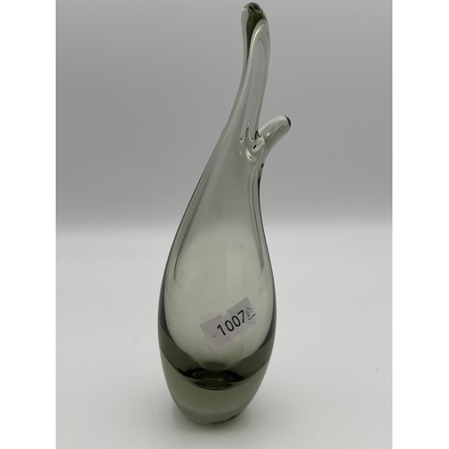 Holmegaard Designer Glass Piece Standing 6", Dated 1957.