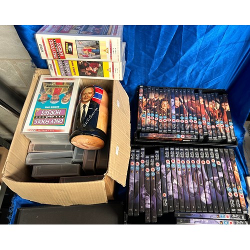 Buffy Box Set , And Box Full Of Only Fools And Horses VHS Tapes.