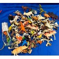 Various Job Lot Of Rubber Toy Animals And Dinosaurs