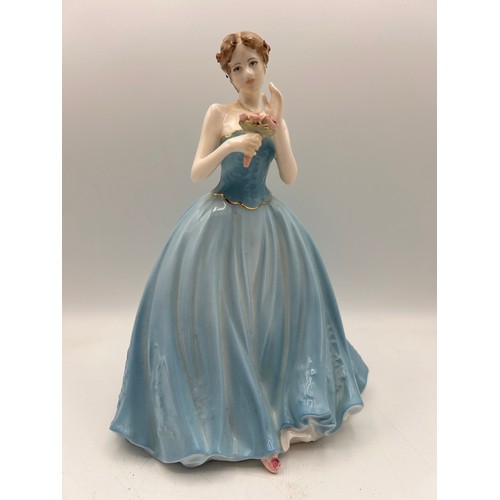 Coalport Figure 'Dearest Rose' Standing 9".