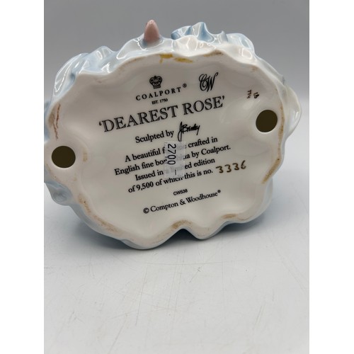 Coalport Figure 'Dearest Rose' Standing 9".