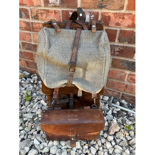 WW2 Swiss? Backpack Cow Hide? With Medical Pack And Contents Very ...
