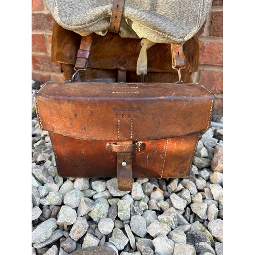 WW2 Swiss? Backpack Cow Hide? With Medical Pack And Contents Very ...