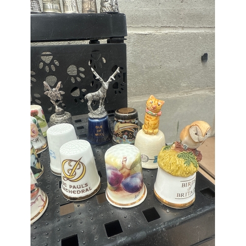 Fabulous Selection Of Thimbles Comes With Collectors Book