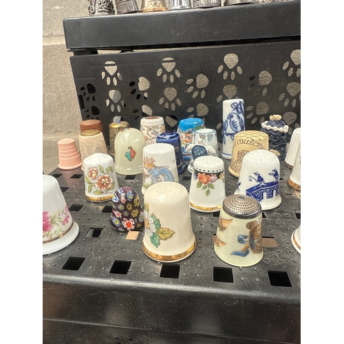 Fabulous Selection Of Thimbles Comes With Collectors Book