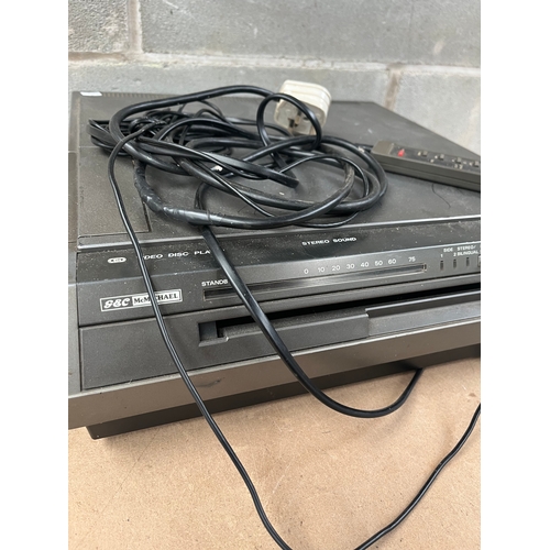 Video Disc Player With Remote