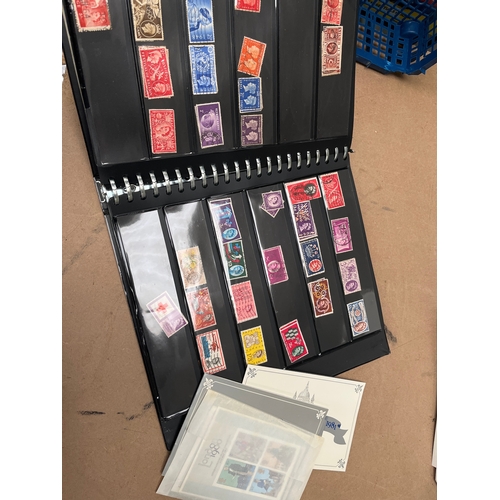 A Collection of British Philatelic Stamps and Albums