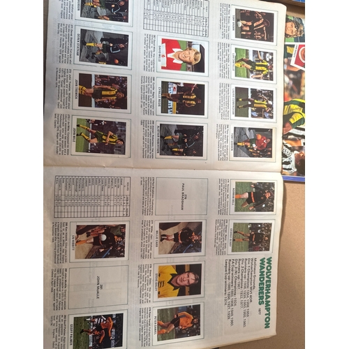A Collection of Vintage Football Sticker and Picture Albums, including ...