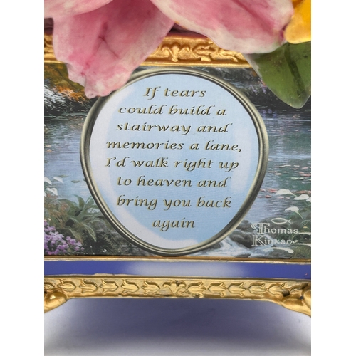 Thomas Kinkade 'Bouquet of Memories' Floral Tribute, Decorative ...