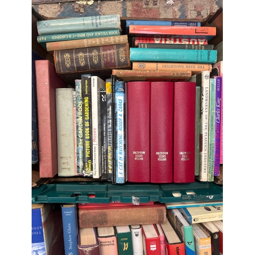 An Eclectic Collection of Books in Two Crates
