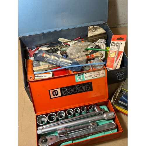 Three Vintage Toolboxes, including a Bedford Socket Set
