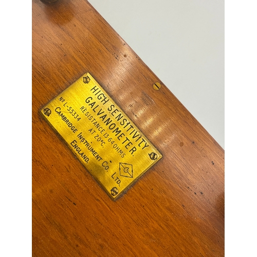 Cambridge Instrument Co. High Sensitivity Galvanometer
