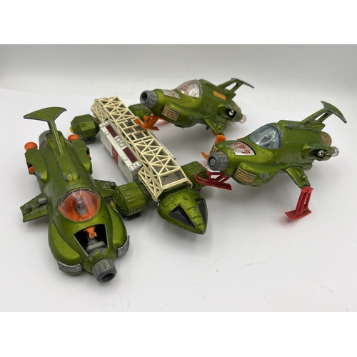 A Collection of Dinky Toys UFO Interceptor 351 and Eagle Transporter ...