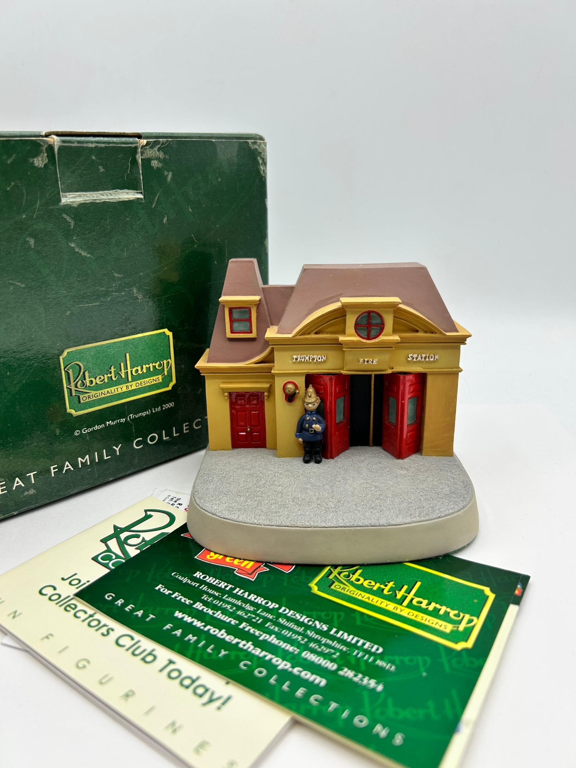 Robert Harrop Trumpton Fire Station Hand Painted Resin Figurine