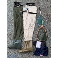 Fishing Hip Waders by Hardware size 6 Boots (size 9 waders) and Efgeeco ...