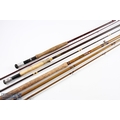 Milbro Made in Scotland glass Salmon Rod, 12ft 3pc, 29" handle with ...