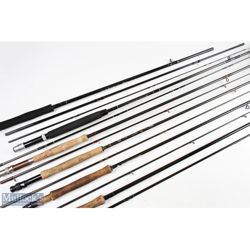 Assorted Fishing Rods (6) to incl Crane Sports Fly Fishing 270 3pc rod ...
