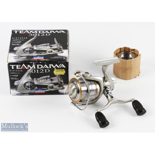 Team Daiwa 3012D Digi-Gear fixed spool reel with spare spool, strong ...