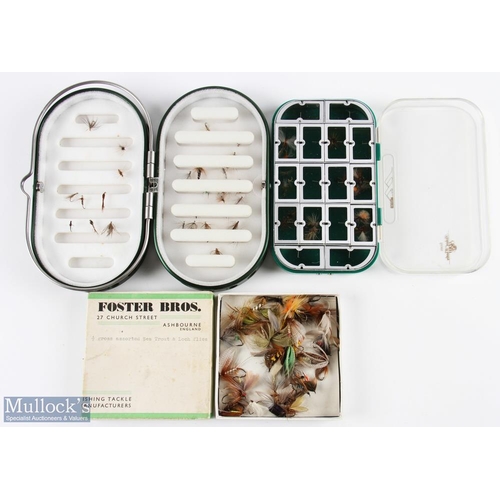 Richard Wheatley Malvern dry fly box with clear lid and 16x spring lids ...