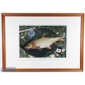 British Record Barbel by Garry Cartwright 1999 multi signed Fishing ...