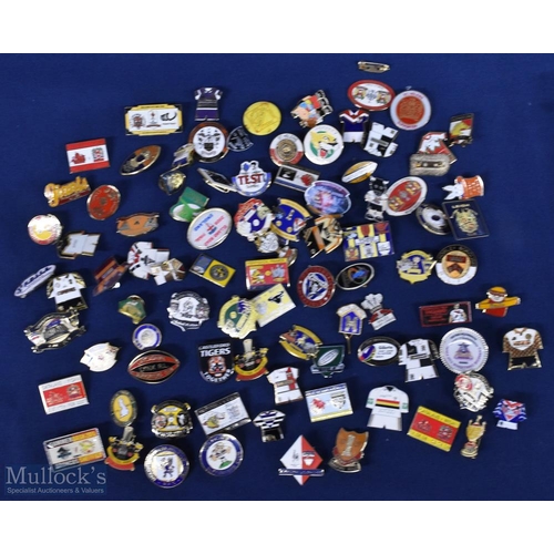 Rugby League Enamel & Metal Club Badges (90): A good selection of teams ...