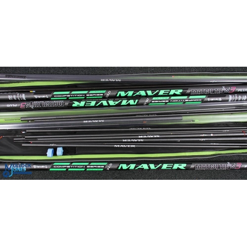 3x Maver Competition Nanolith Fishing Poles, sizes of 1.3m 14.5m and ...