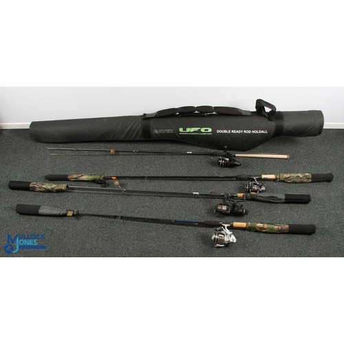 Maver UFO Rod Bag with 4 Coarse Fishing Rods & Reels, to include Middy ...