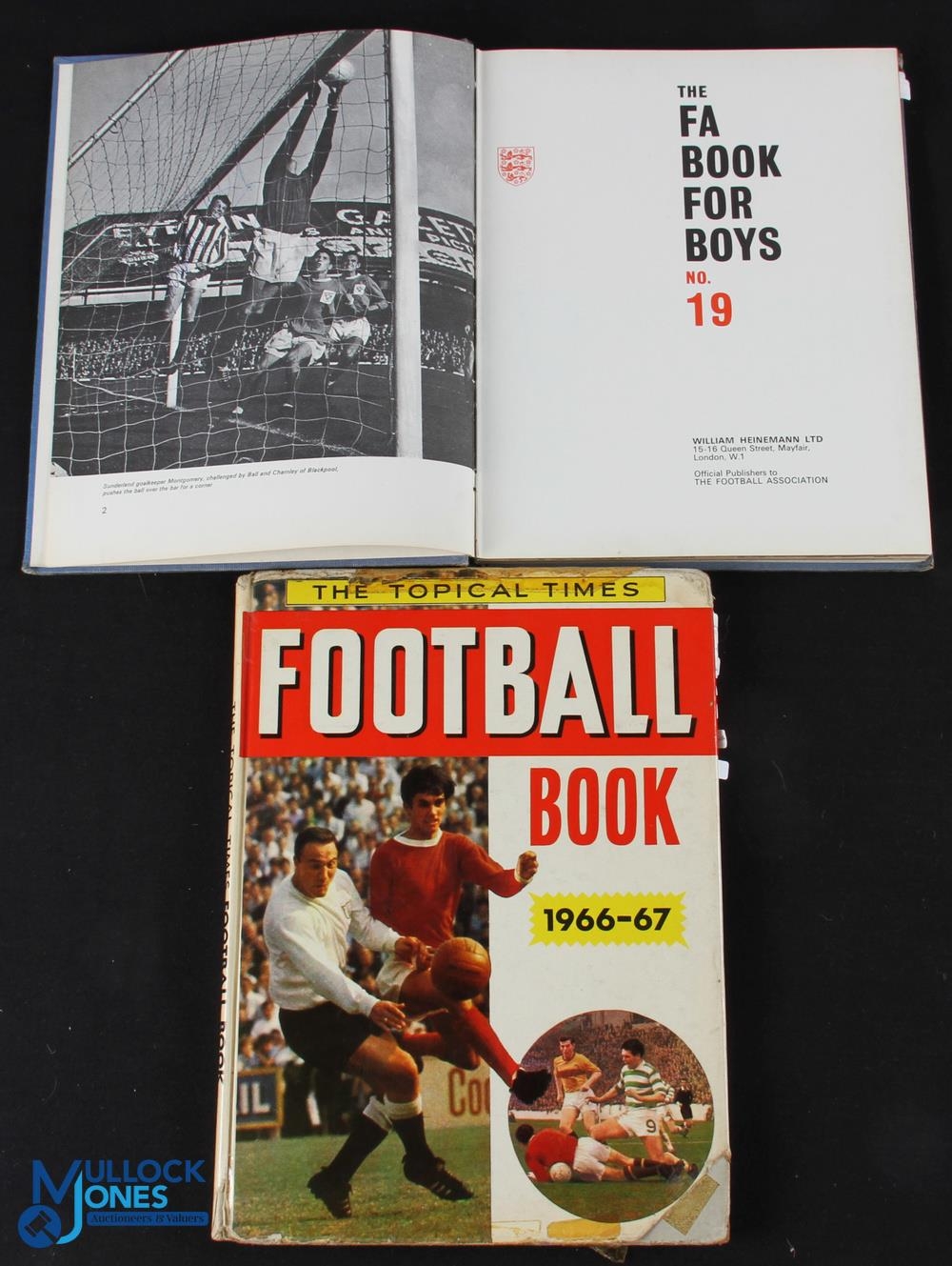 1960s Multi Signed Football Annuals, an FA Book For Boys 1966/67 ...