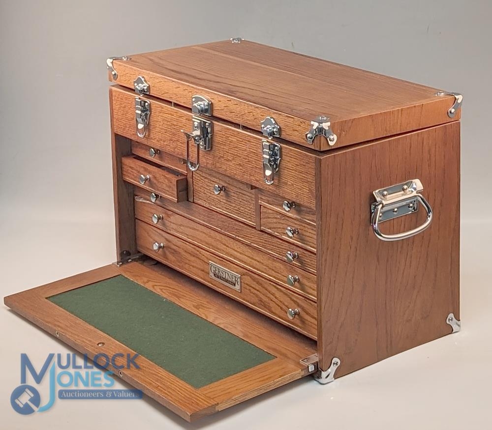 2007 Gerster Classic Wooden Fly-Tying Box, a fine example of the ...