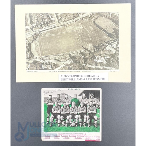 1950-51 Wolves two tone photograph issued with Sport Magazine signed to ...
