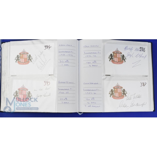 Volume of Football Player Autographs (individual signatures on white ...