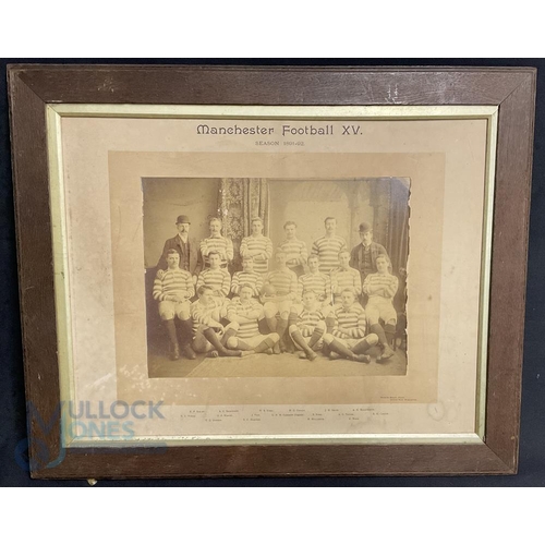 Manchester Rugby Football Club XV Period photograph season 1891-92 ...