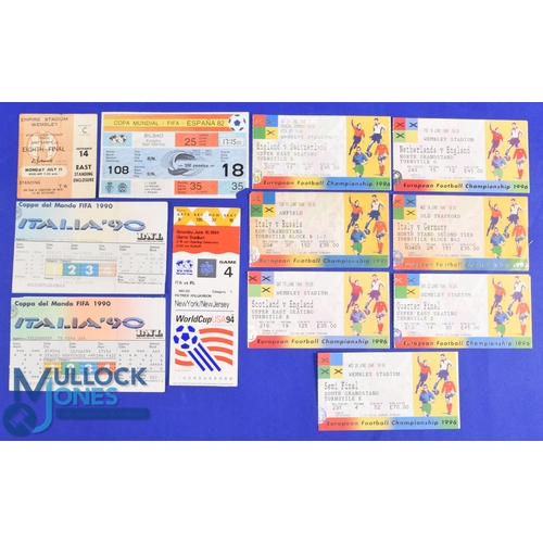 Selection of England international match tickets to include 1966 World ...