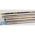 Playfair of Aberdeen 13ft 3pc greenheart salmon fly rod, plus spare tip ...