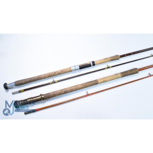 Hardy Alnwick "Jet" hollow glass spinning rod 8ft 6" 2pc 22" handle ...