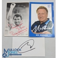 Signed Football Photographs / Autographs, to include Brian Clough, Neil ...