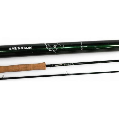 Amundson, Canada Wind Warrior 10'6", 2 piece graphite fly rod, line ...