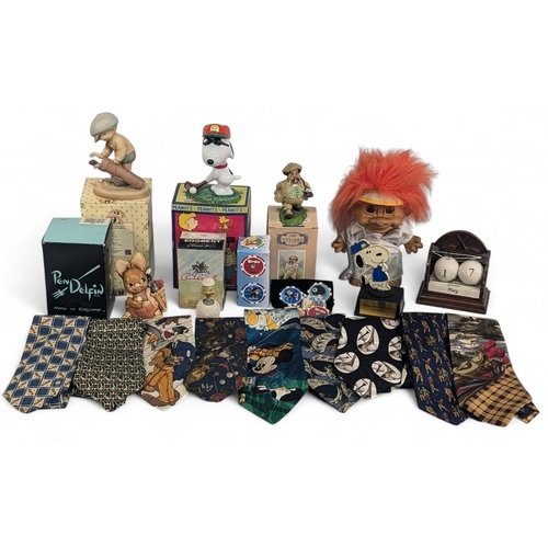 Golf Collectables, Pen Delfin golf figure, Eggbert birdie, Russ Troll ...