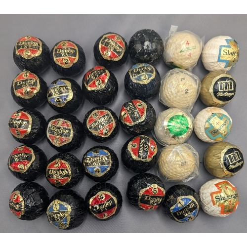 Vintage Dunlop 65 Wrapped Golf Balls, a mixture with examples of ...