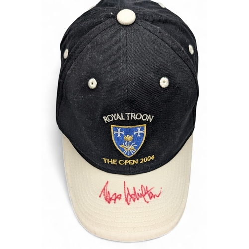 2004 British Open Todd Hamilton Winner signed Base Ball Cap - obtained ...