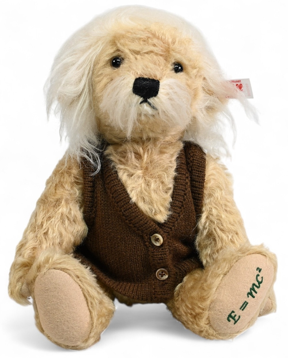 2016 Danbury Mint Einstein Teddy Bear fully jointed with his brown ...
