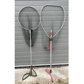 2x Large Landing Nets, both extendable aluminium framed (2)