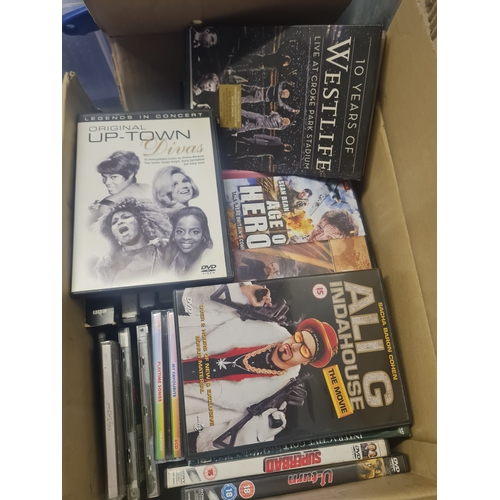 Large box of dvds