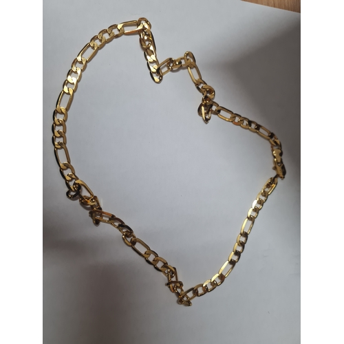 Stamped 24k chain Gold plated