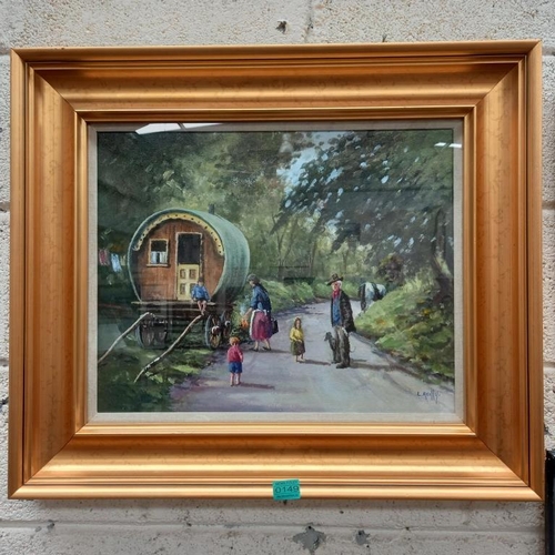 Liam Reilly "Home by the Roadside" Signed OIL (70cm x 60cm)