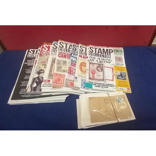 Collection of Irish Stamped Envelopes and some Stamp Magazines
