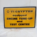 Original Enamel "Ti Crypton Engine Tune Up Centre" (92cm x 61cm)