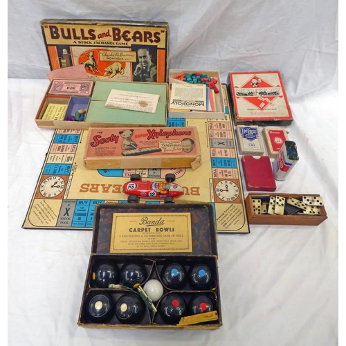 SELECTION OF VINTAGE GAMES AND CARDS INCLUDING THE SOOTY SUPER ...