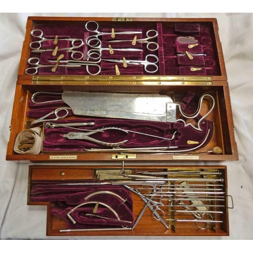 BRITISH MILITARY SURGEONS INSTRUMENT SET BY S MAW SON & SONS ALDERSGATE ...